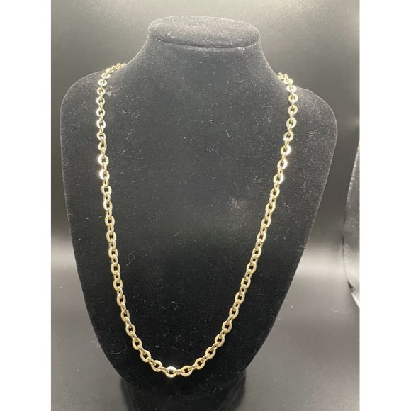 Jewelry | Gold Tone Extra Long Chain No Clasp Necklace Length 2 Inches ...